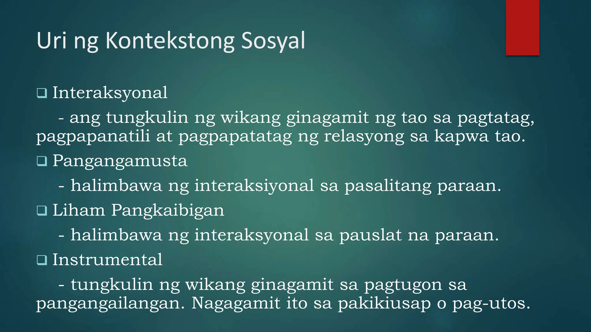 Wika, Relihiyon, Ideolohiya at relasyon sosyal | PPTX