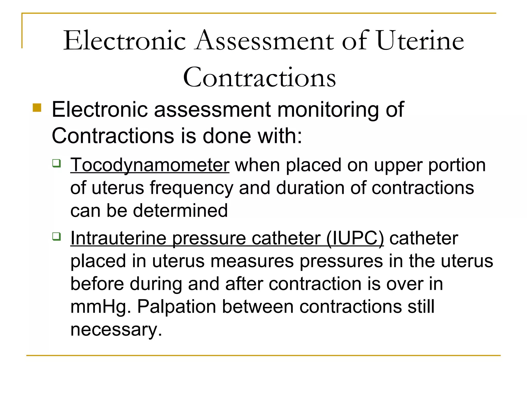 Wiki.assessment of uterine contractions 2011 | PPT