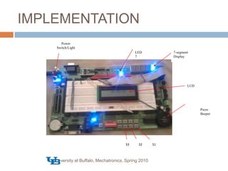 Implementing a Digital Stopwatch Using Basic Stamp2 | PPTX