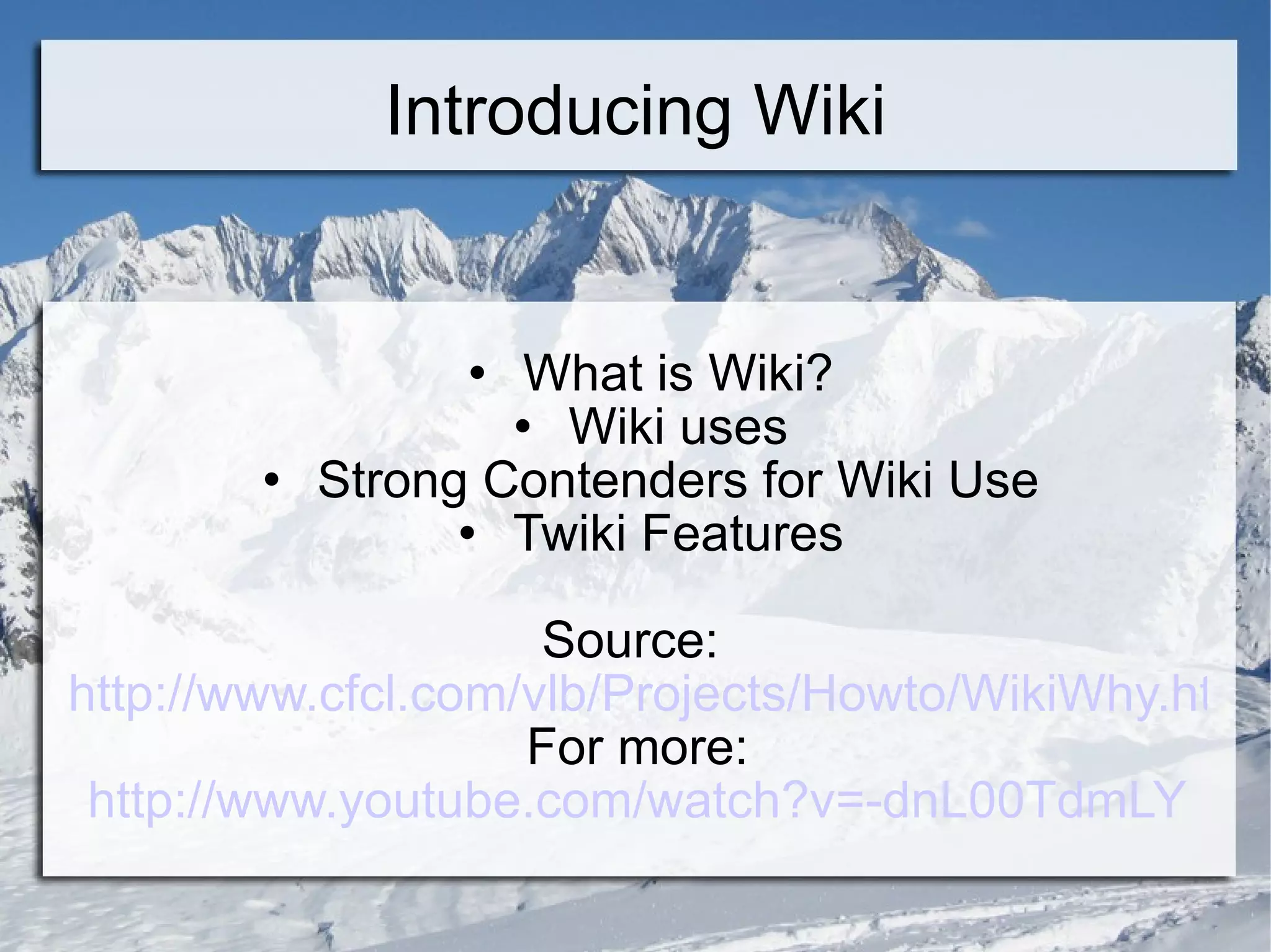 Wiki1 | PPT
