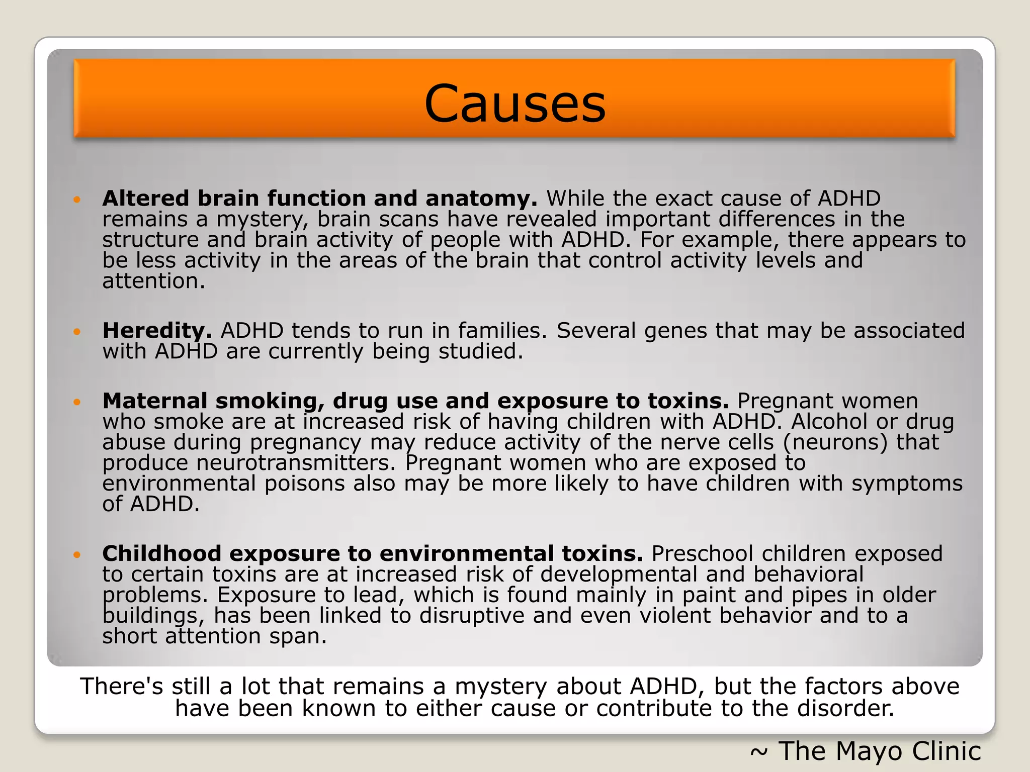 Wiki 1 adhd | PPTX