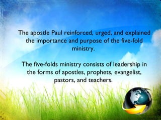 The Five-Fold Ministry | PPT
