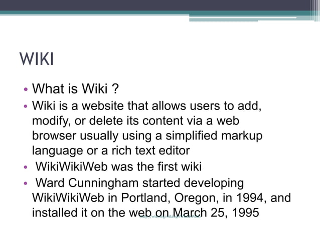 Wiki accessible | PPT