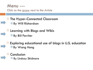 Wiki And Blogs | PPT