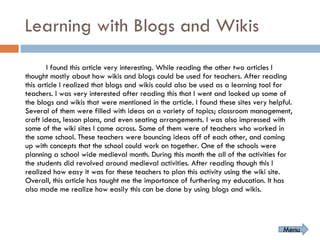 Wiki And Blogs | PPT