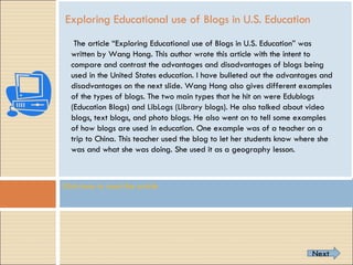 Wiki And Blogs | PPT