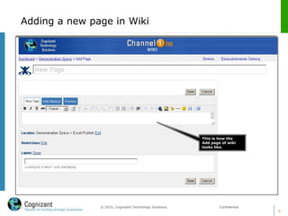 Wiki @ cognizant | PPT