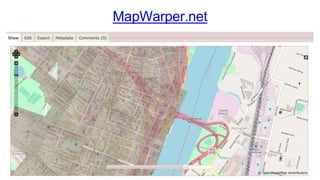 OpenHIstoricalMap - HIstorical Geography Wiki Style | PPT