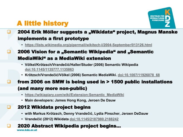 Wikidata and Semantic MediaWiki | PPT