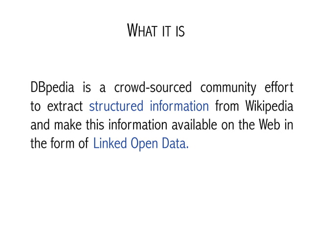 DBpedia InsideOut | PDF