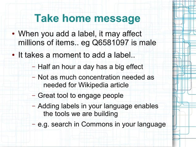 Wikidata workshop | PPT