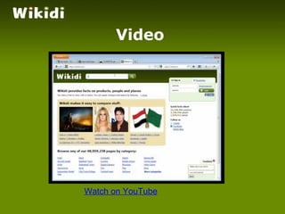 Wikidi press kit | PPT | Search | Internet
