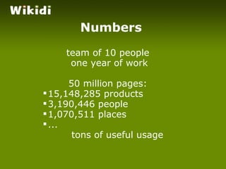 Wikidi press kit | PPT | Search | Internet