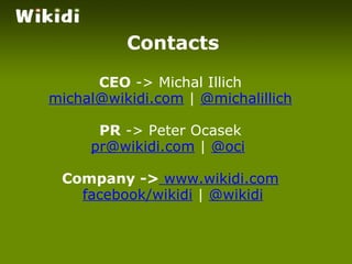 Wikidi press kit | PPT | Search | Internet