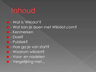 Presentation wikidot | PPTX