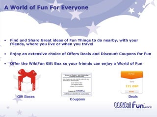 WikiFun in english : Your World of Fun | PPTX | Technology & Computing