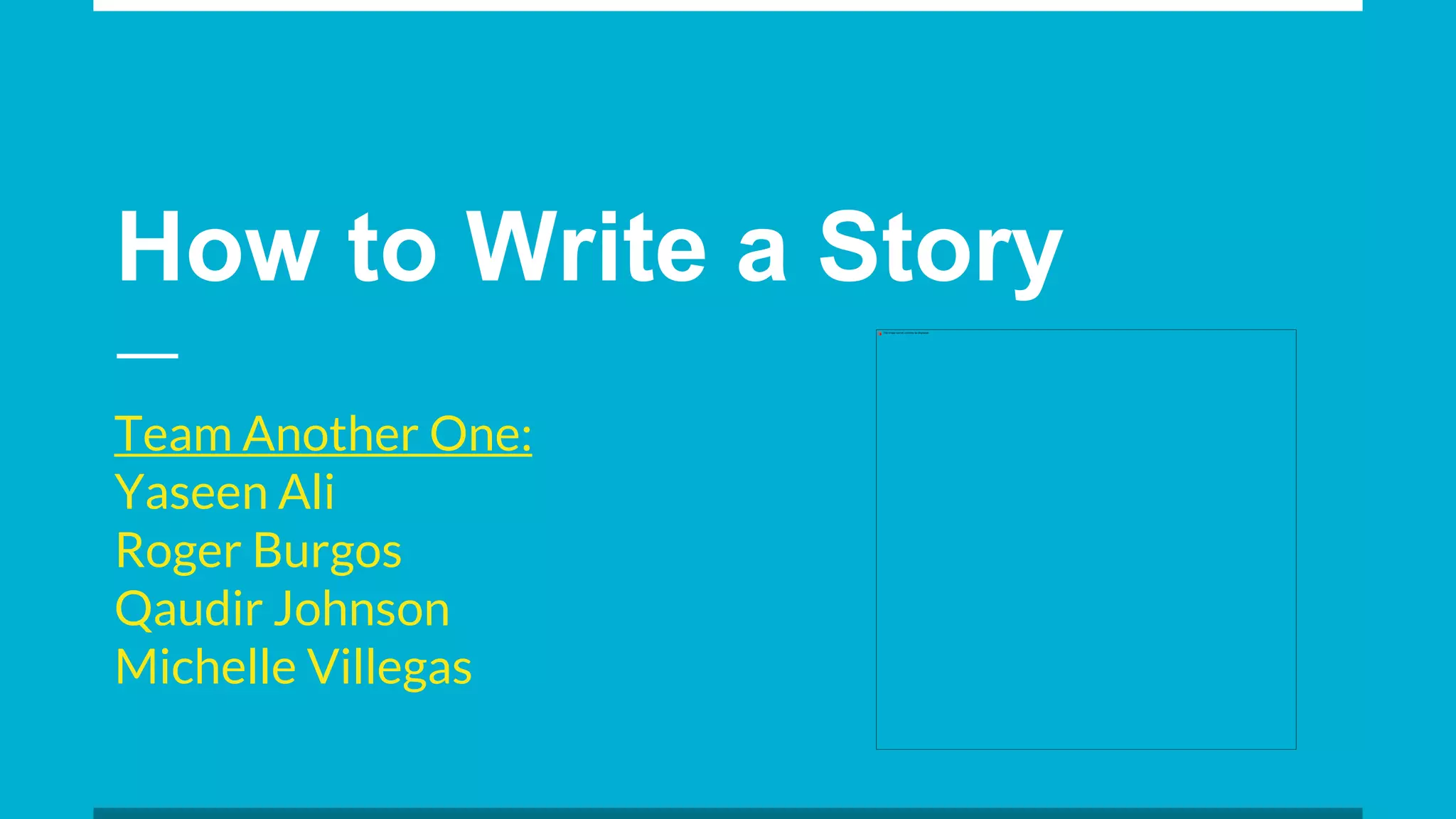 How to write a story 2 | PPT