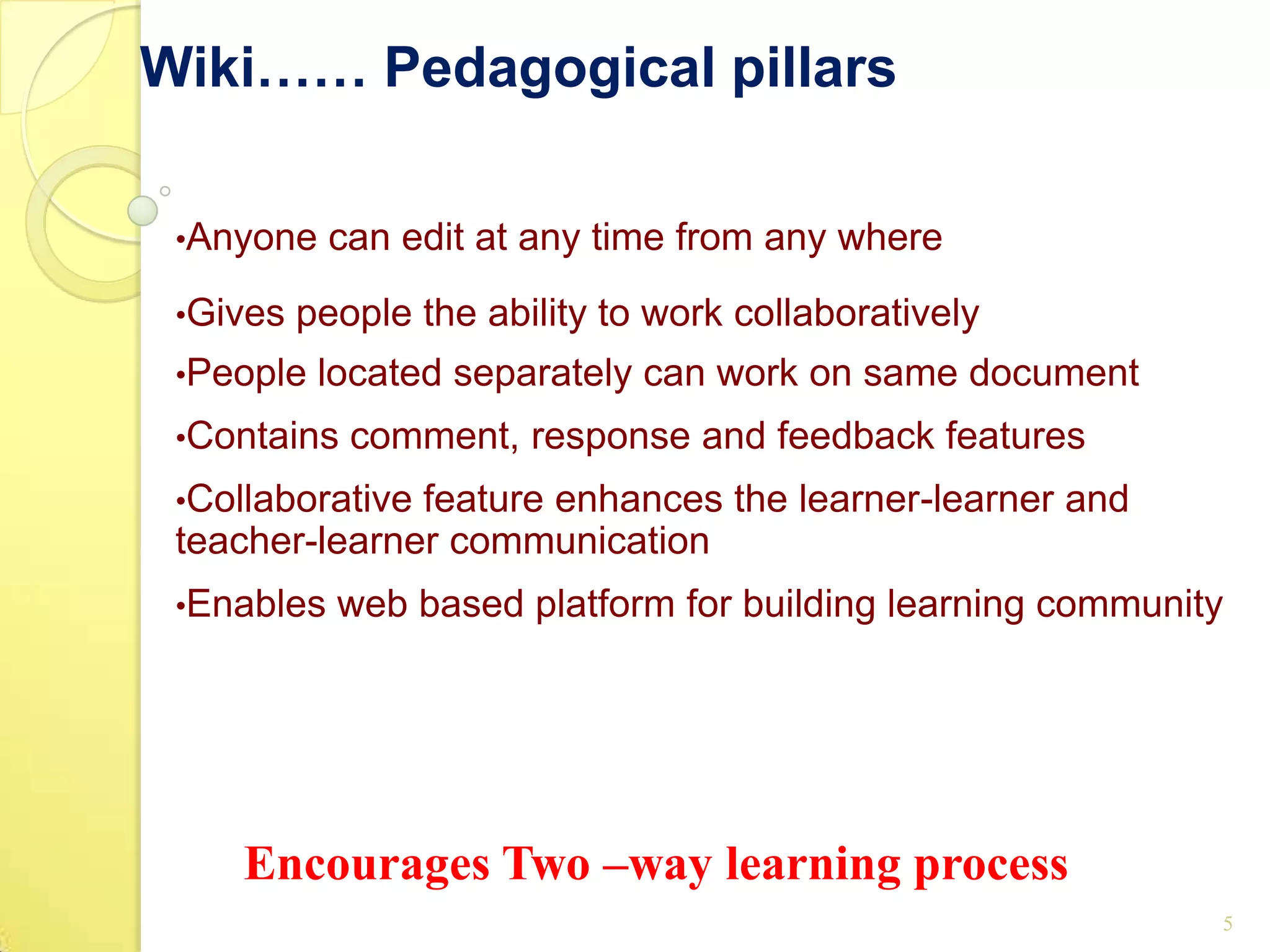 Wiki in Teaching and Learning | PPTX