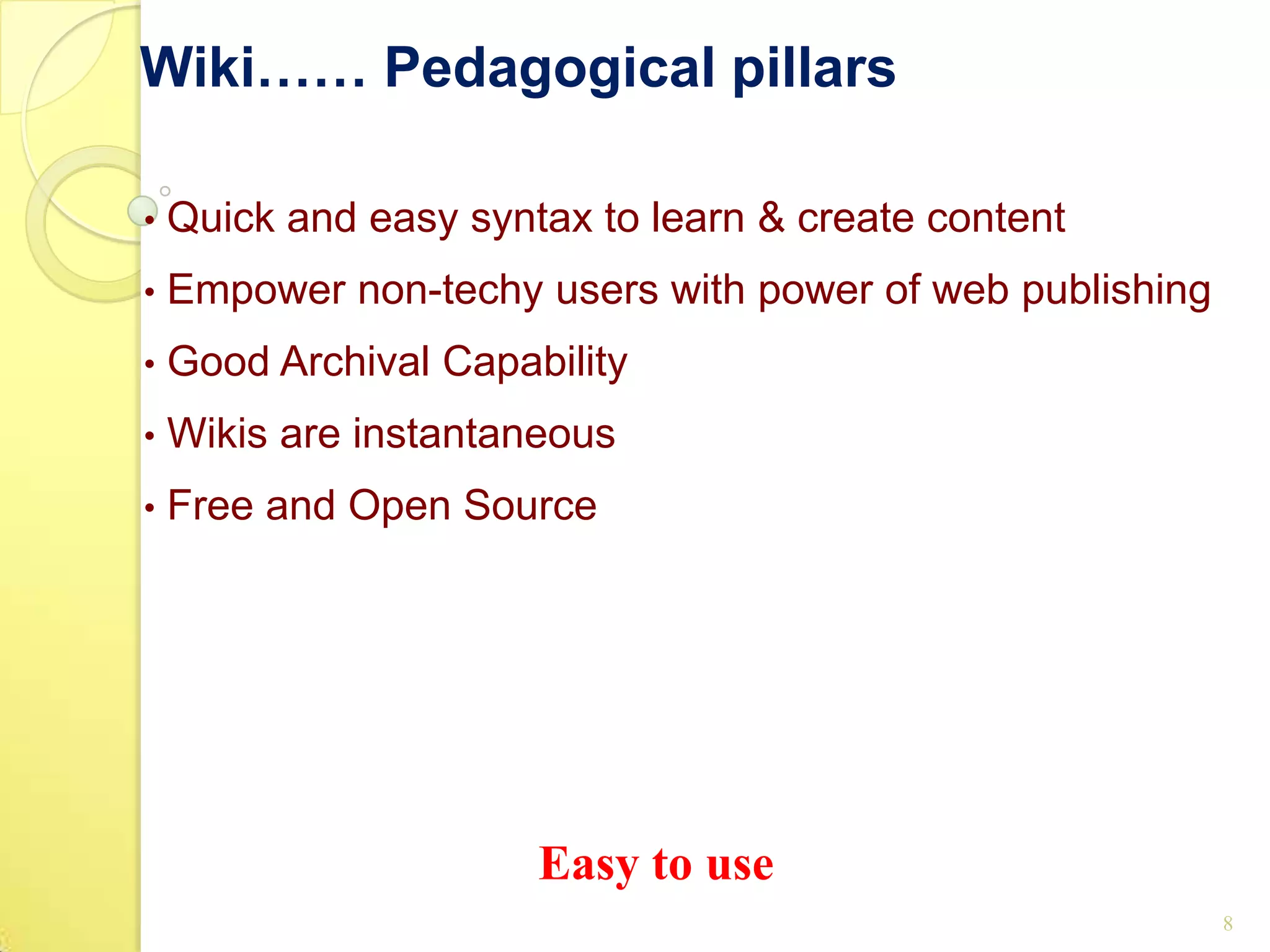 Wiki in Teaching and Learning | PPTX