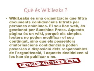 Wikileaks | PPTX