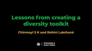 Lessons from creating a diversity toolkit | PDF | Internet for ...