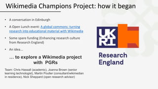 Wikimedia and open research.pptx