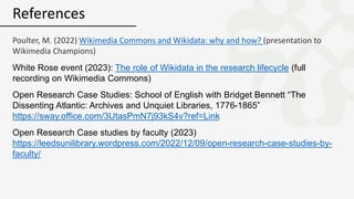 Wikimedia and open research.pptx