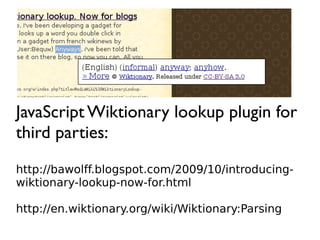 Wiki[mp]edia data sources & the MediaWiki API | PDF | Web Design and HTML | Internet