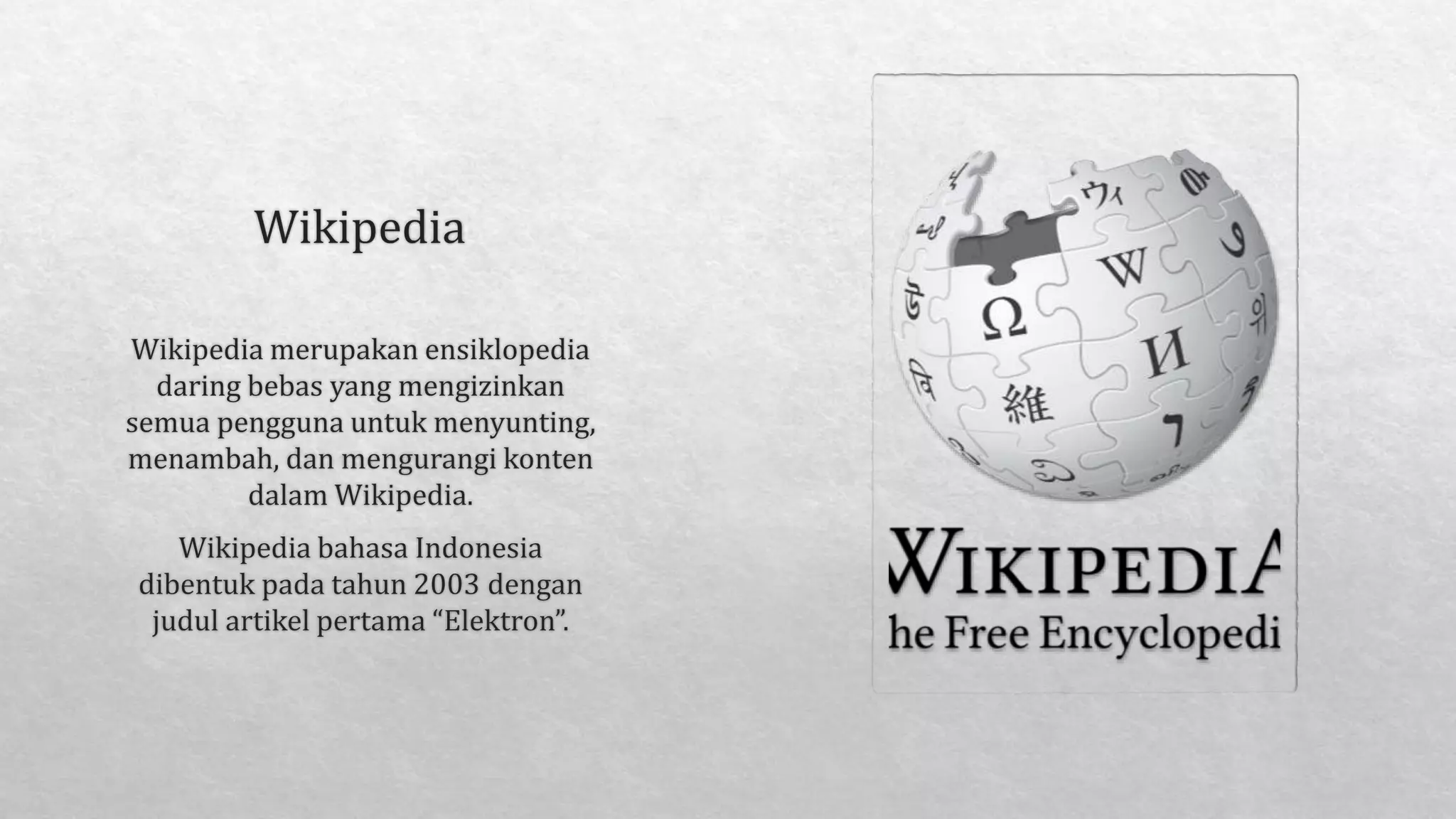 Wikimedia Indonesia dan proyek-proyeknya | PPTX