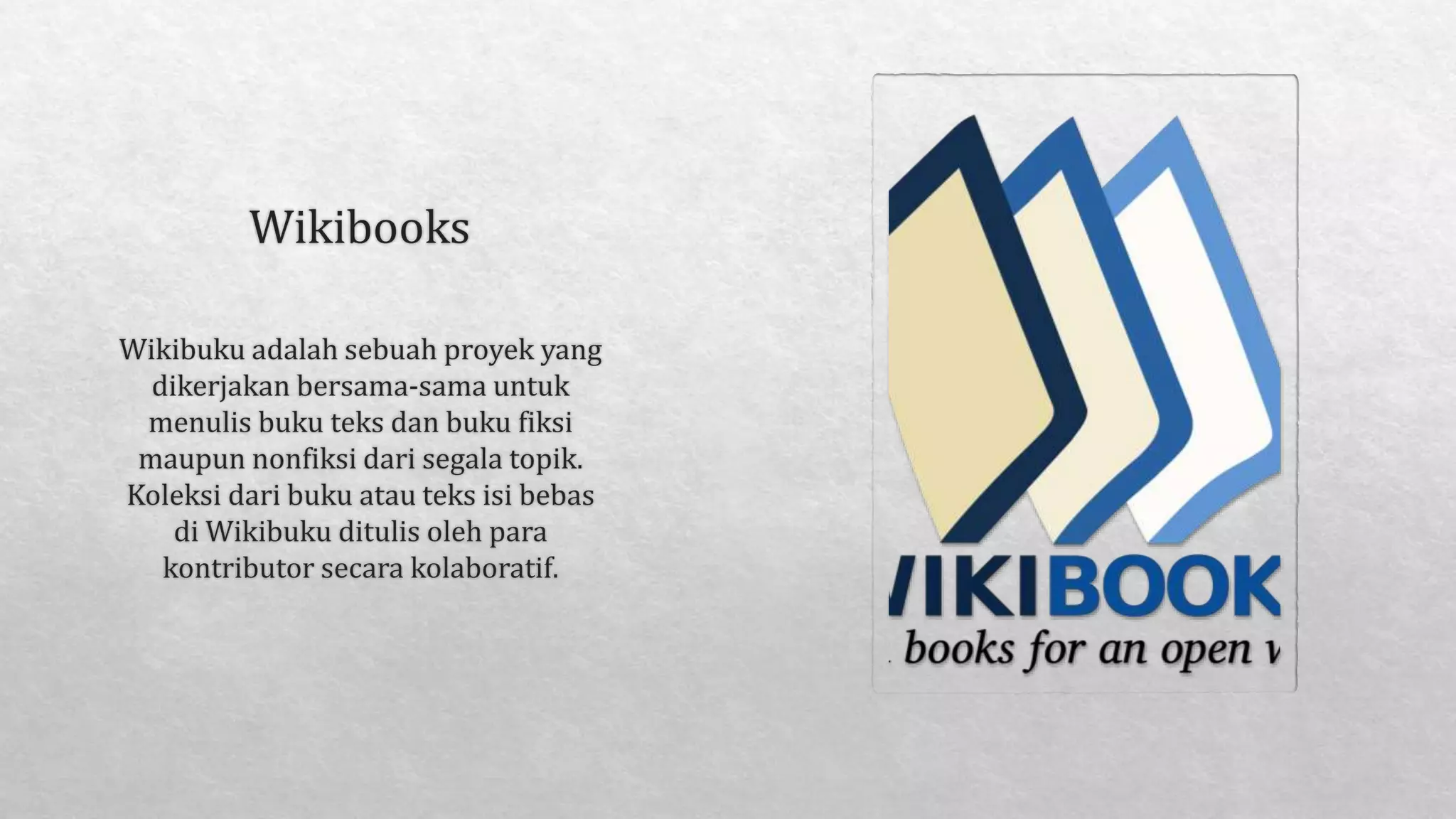Wikimedia Indonesia dan proyek-proyeknya | PPTX