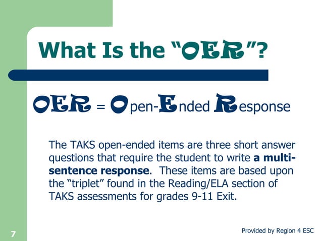 Open ended Responses | PPT
