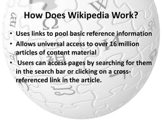Wikipedia | PPTX | Internet for Beginners | Internet