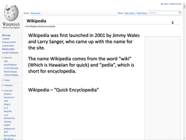 Wikipedia | PPT