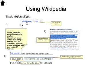 Web 2.0 Technologies - Wikipedia | PPT