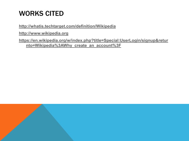 Wikipedia Project | PPT