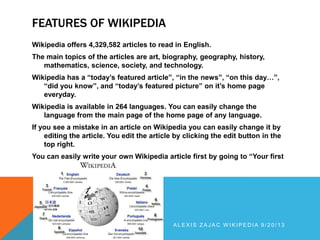 Wikipedia | PPTX | Search | Internet