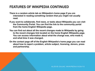 Wikipedia | PPTX | Search | Internet