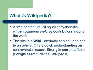 Wikipedia | PPT