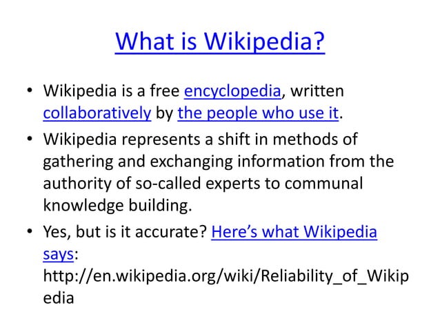 Wikipedia | PPTX