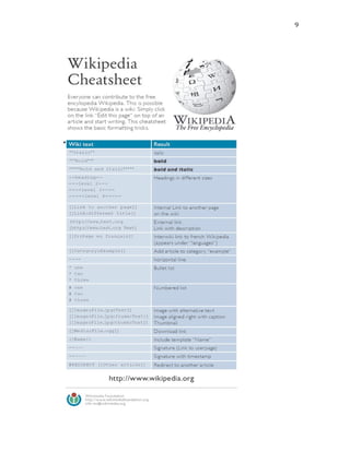 Wikipedia resource guide | DOC