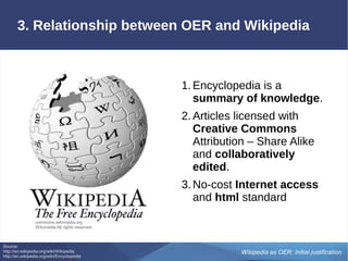Wikipedia as OER | ODP