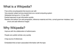 Wikipedia - The most successful encyclopedia in the world | PPTX