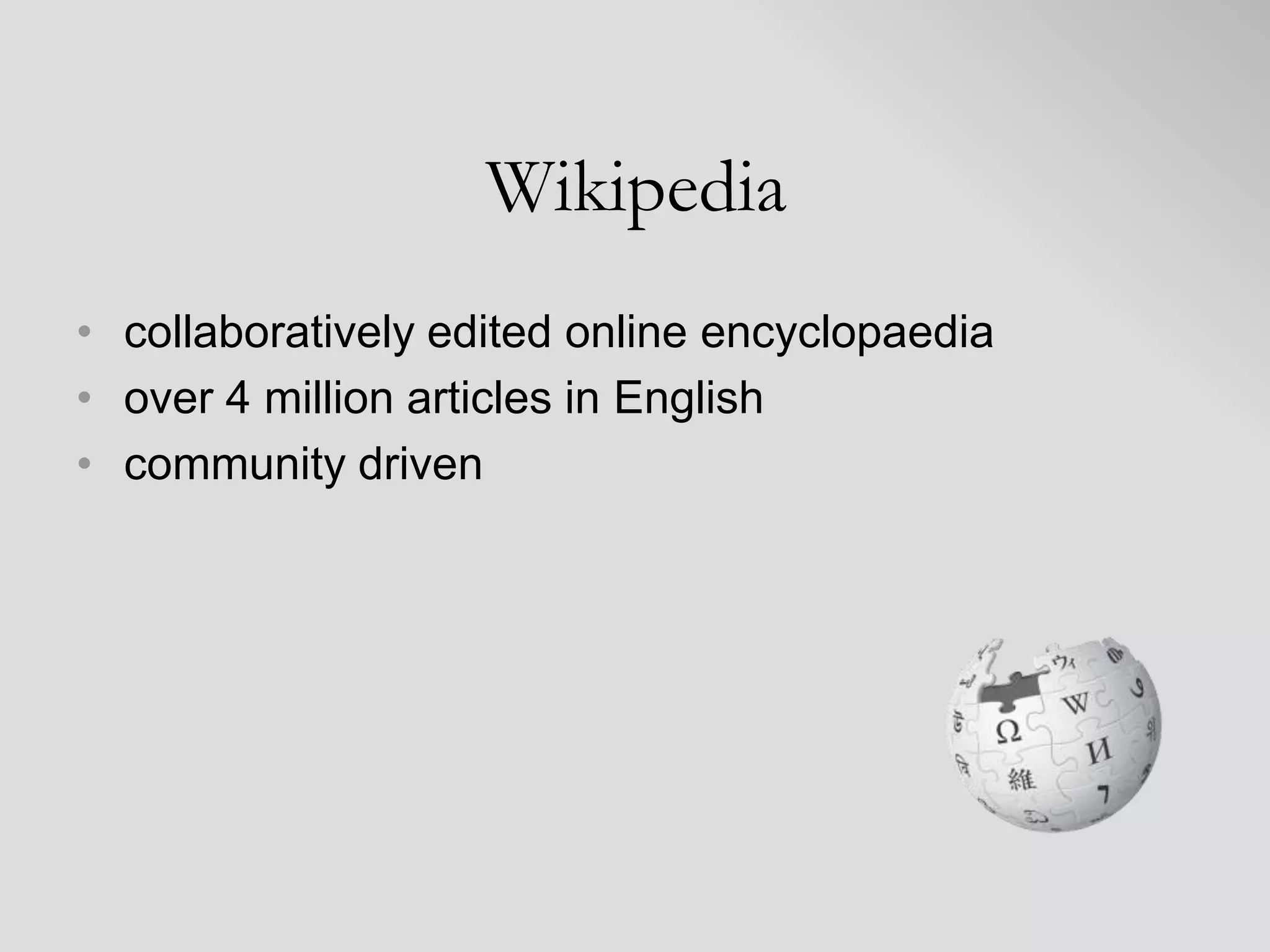 Wikipedia and libraries | PPTX