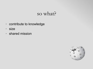 Wikipedia and libraries | PPTX