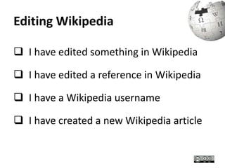 ALIA Wikipedia and libraries | PPTX