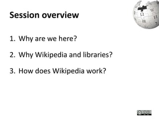ALIA Wikipedia and libraries | PPT