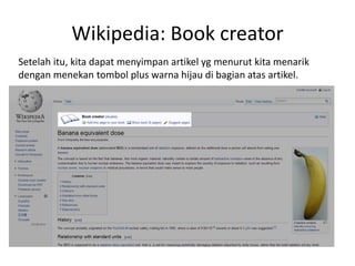 Wikipedia: book creator | PPT