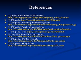 Wikipedia Dynamics | PPT