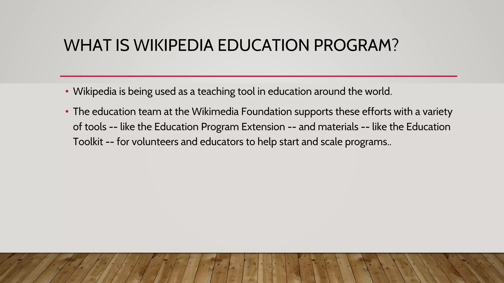 Open Education and Wikipedia Education Program (WEP) - Venus Mei Yee ...