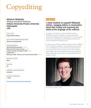 Wikipedia education program_case_studies | PDF